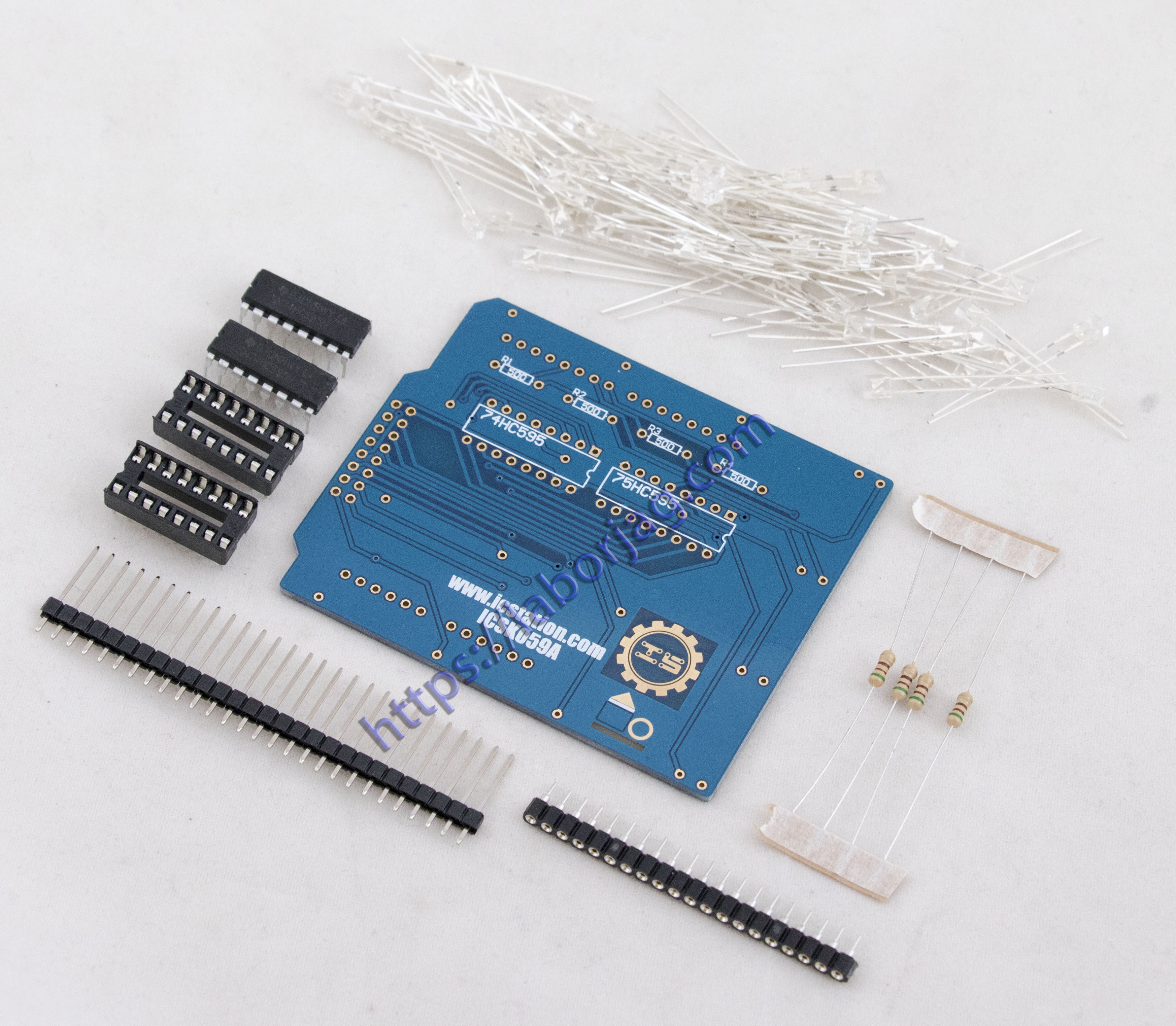 3D LED Light Cube 4x4x4 DIY Shield | Borja Home Page