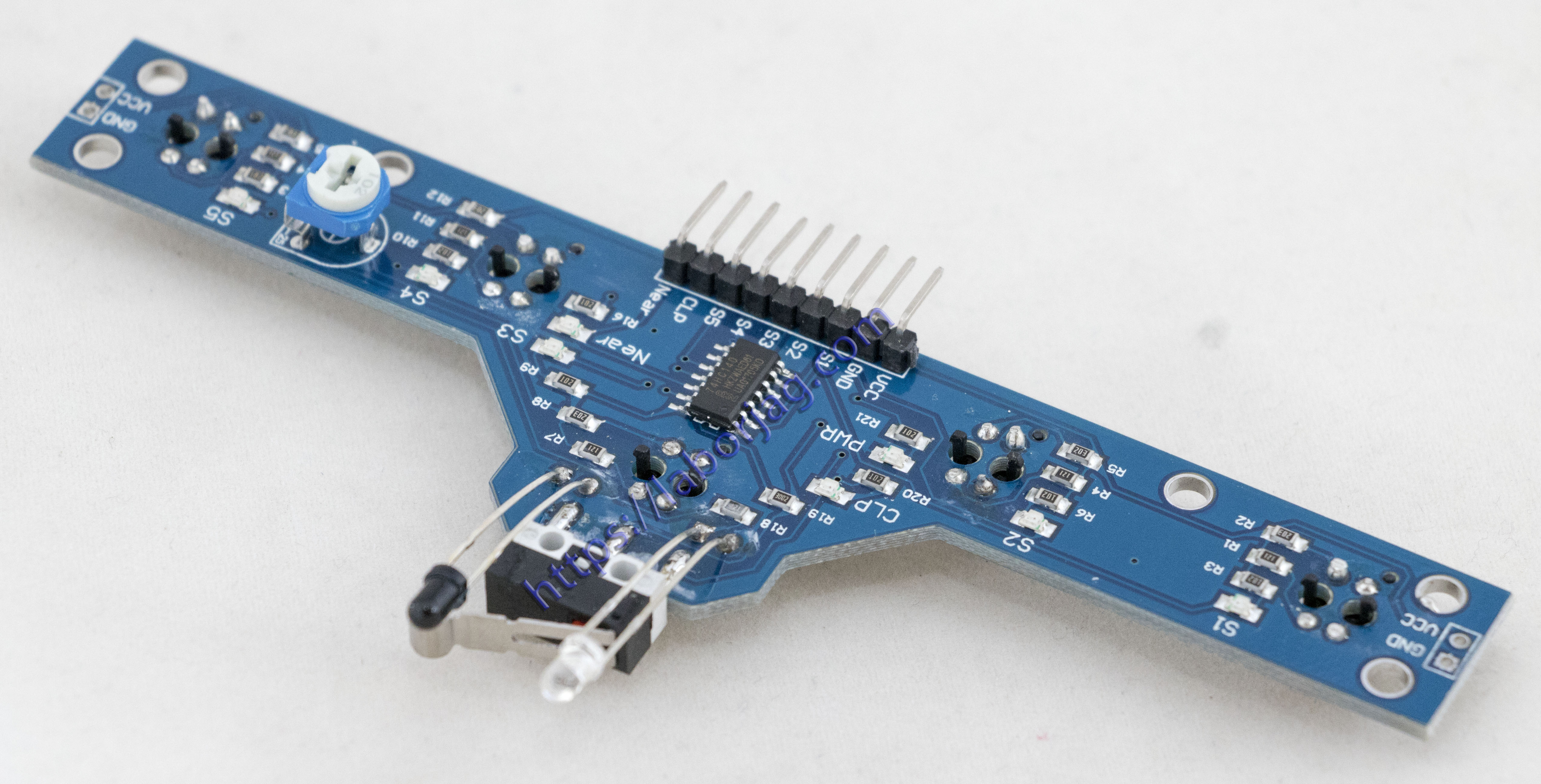 5 Channel Tracking Sensor Module – Infrared Tracking Sensor Module BFD ...